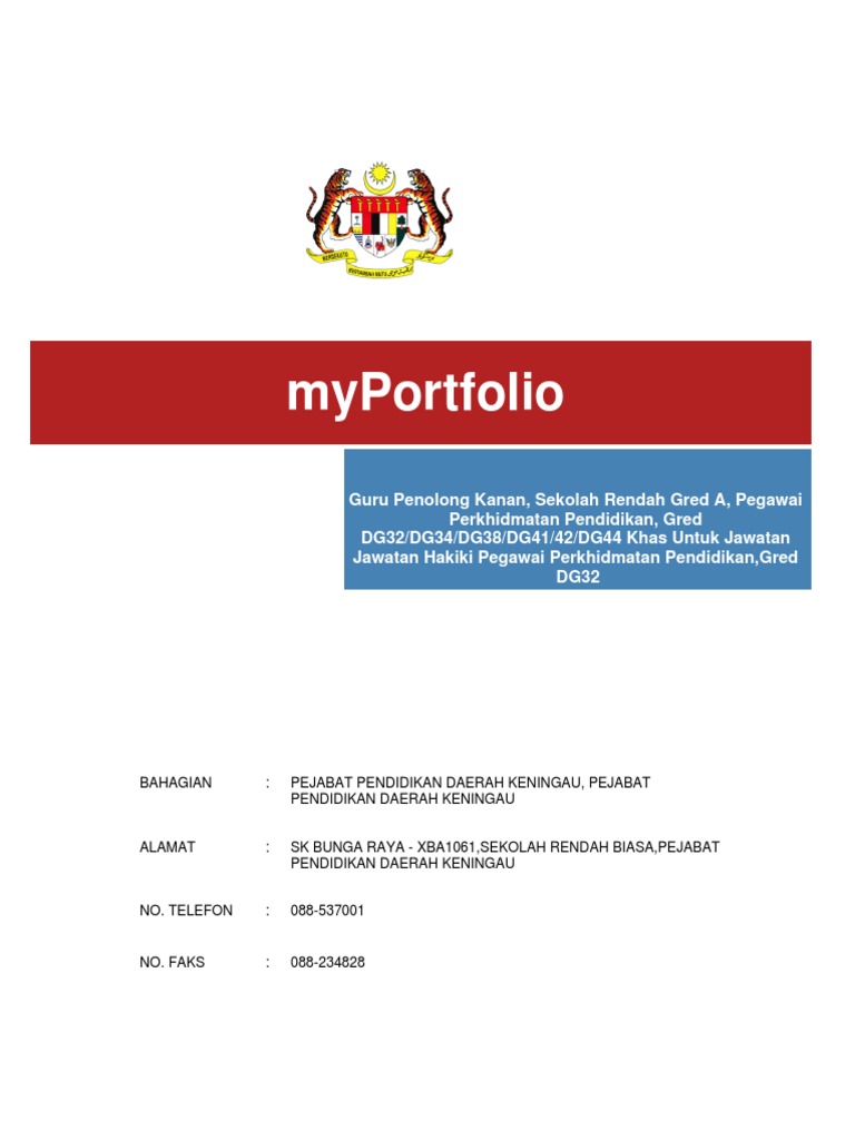 MyPortfolio GPK Pentadbiran 2022 | PDF