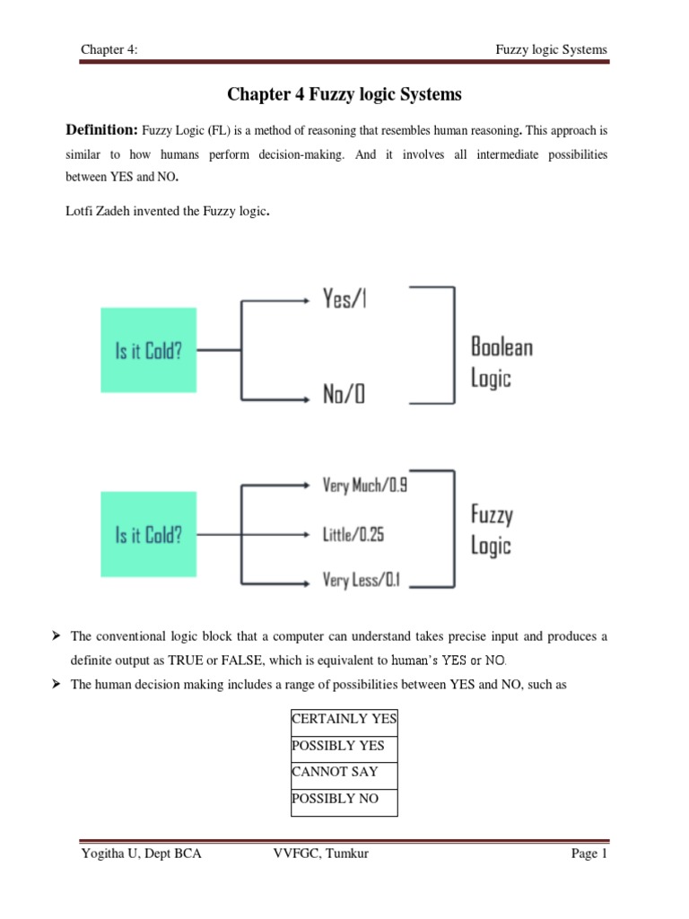 Ai Chapter 4 | PDF | Fuzzy Logic | Logic