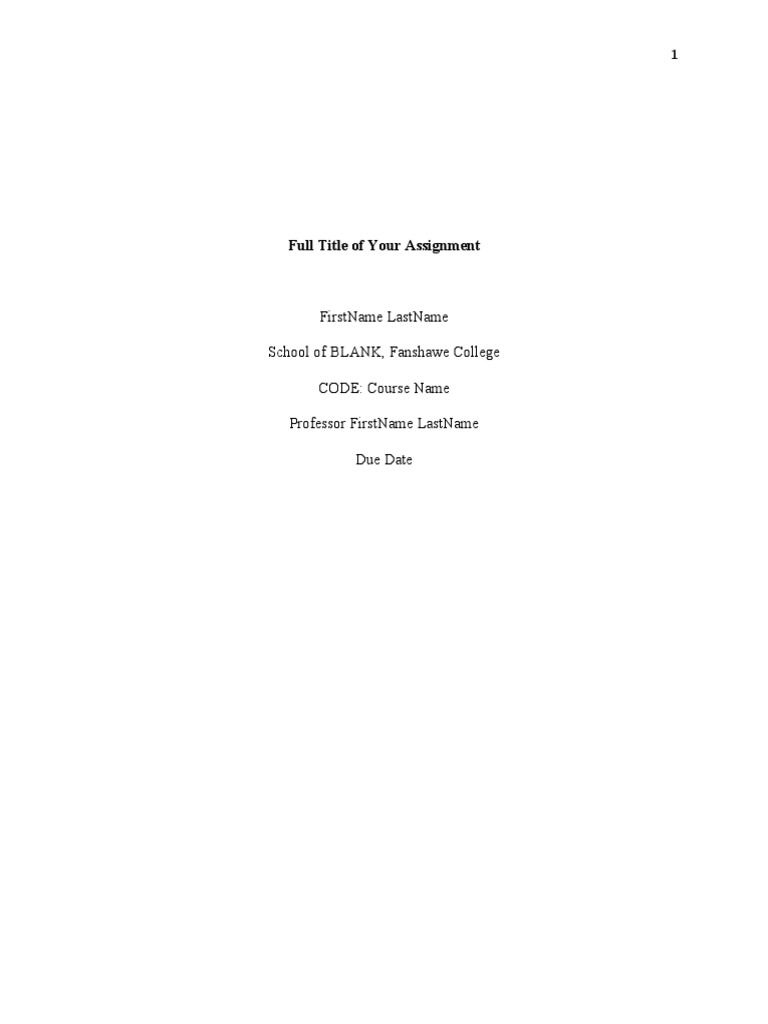 Blank APA Essay Template | Download Free PDF | Social Media | Popular Culture & Media Studies