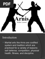 Terminologies in Arnis Glossary A | PDF | Individual Sports | Combat Sports