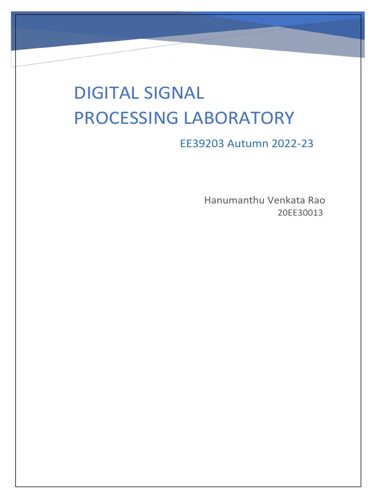 Expt-4 - Hanumanthu Venkata Rao - 20EE30013 | PDF | Sampling (Signal Processing) | Spectral Density