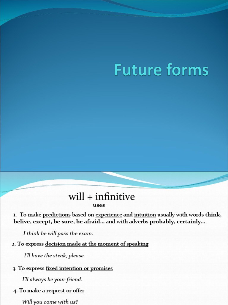 Future Forms | PDF | Linguistics