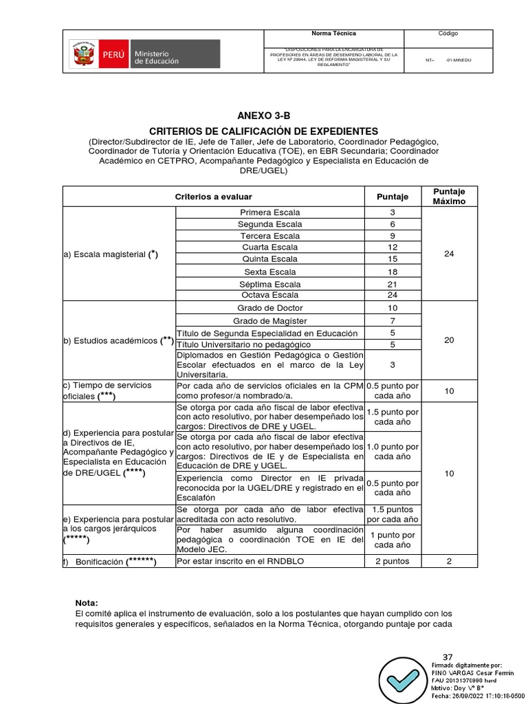 Anexo 3 B Ficha de Evaluacion | PDF