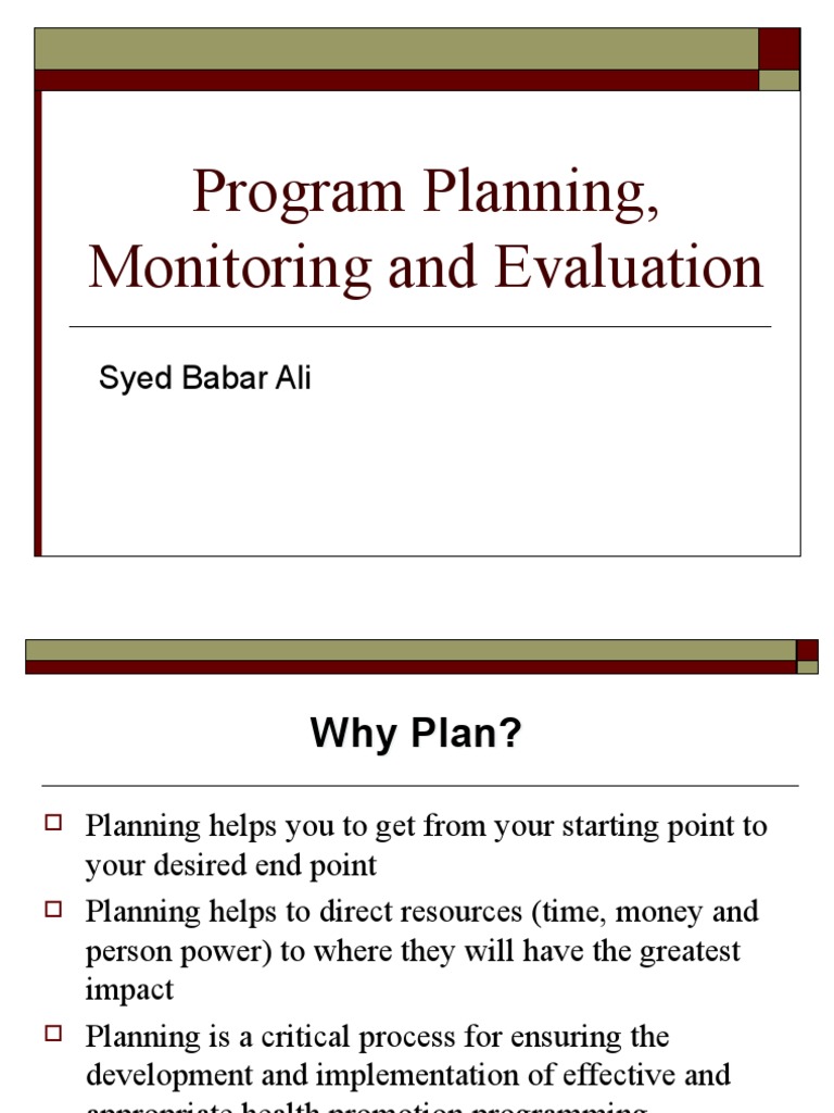 Planning, Monitoring and Evaluation, Need Assesment | PDF | Evaluation | Needs Assessment