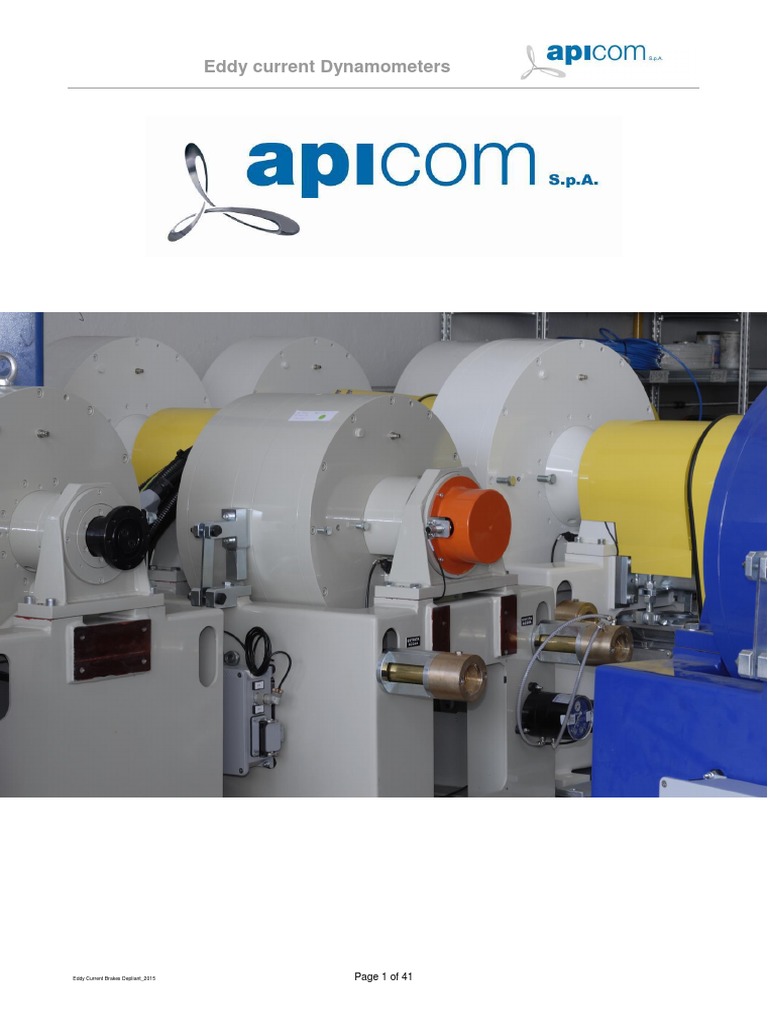 Apicom Eddy - Current - Catologue | PDF | Rotating Machines | Vehicle Parts