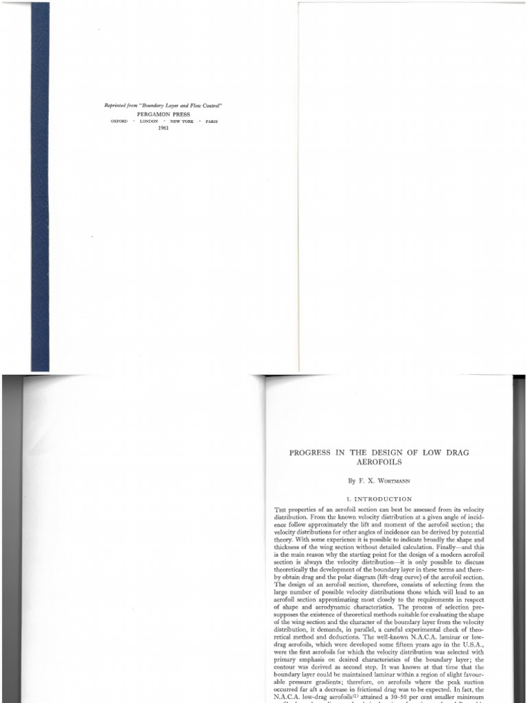 Design of Low Drag Airfoils | PDF