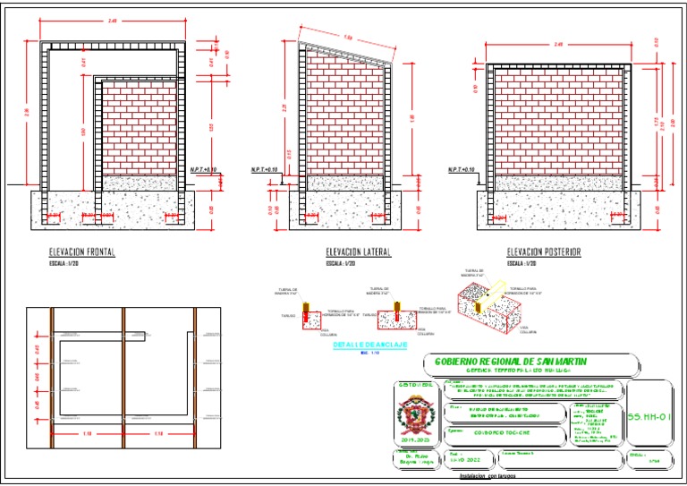 Plano Modulo de SS - Hh. Estructura | PDF