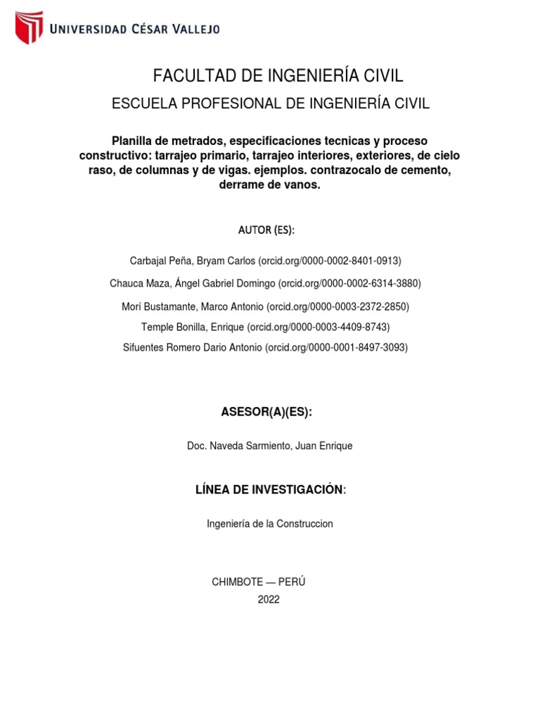 Tarrajeo: Técnicas y Beneficios | PDF | Cemento | Hormigón