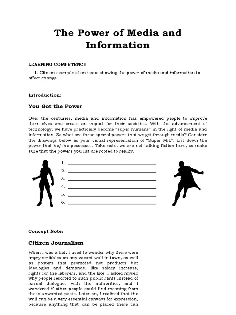 The Power of Media | Download Free PDF | Journalism | Empowerment