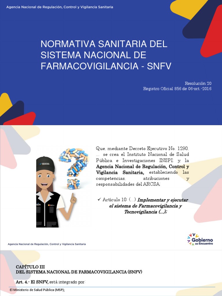 PRESENTACIÓN SNFV y SNTV | PDF | Medicamentos con receta ...