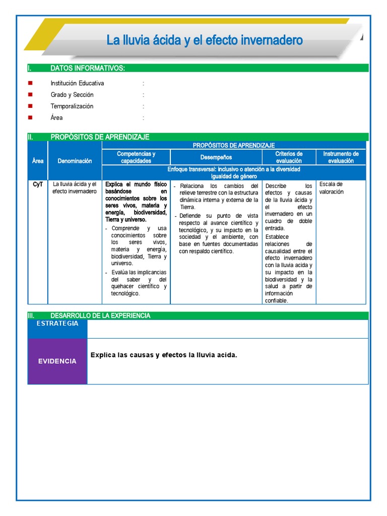 6° SESION - CyT | PDF | Ciencias de la Tierra | Física Aplicada e Interdisciplinaria