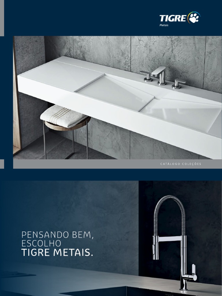 TG 024 20B Catalogo Tigre Metais 2020 Digital Compactado | PDF | Chuveiro | Torneira