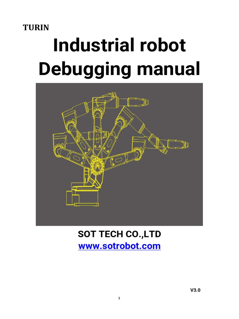 Industrial Robot Debugging Manual | PDF | Cartesian Coordinate System ...
