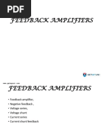 Feedback Topologies | PDF | Amplifier | Electronic Engineering