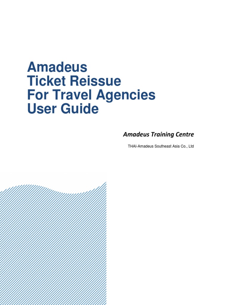 Amadeus Ticket Reissue | PDF | Fare | Airlines