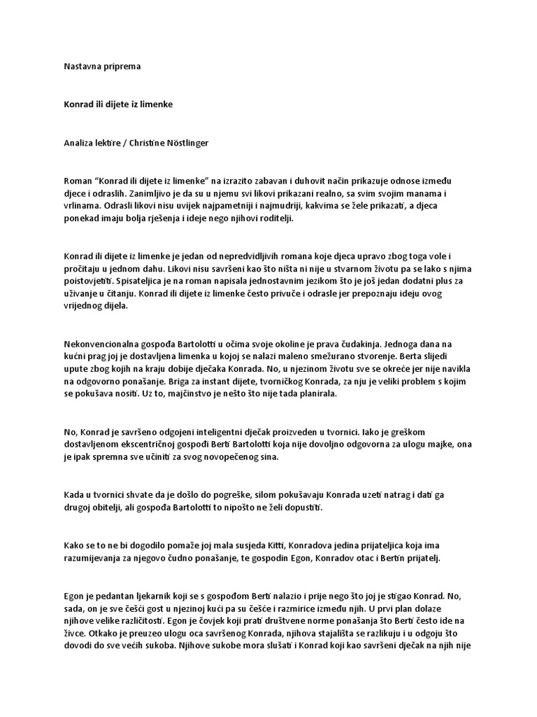 Konrad, 6. Razred | PDF