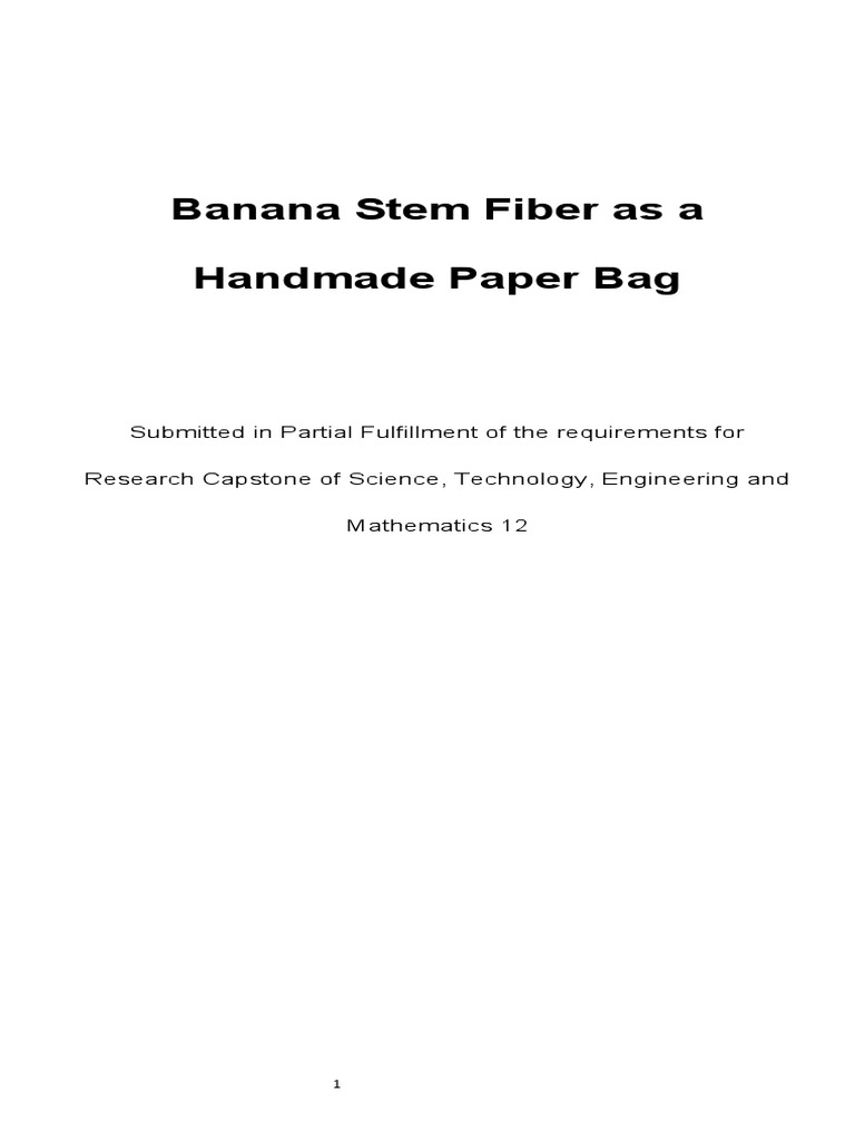 Rescap R1 | PDF | Composite Material | Banana