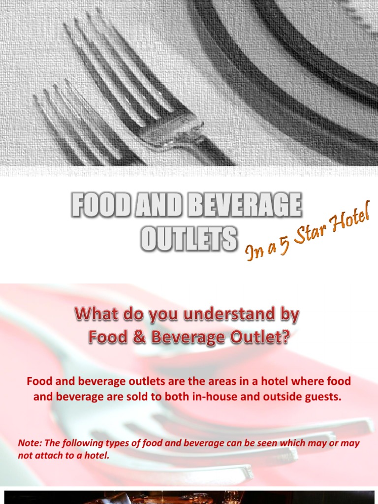 F&B Outlets | PDF | Restaurants | Lunch