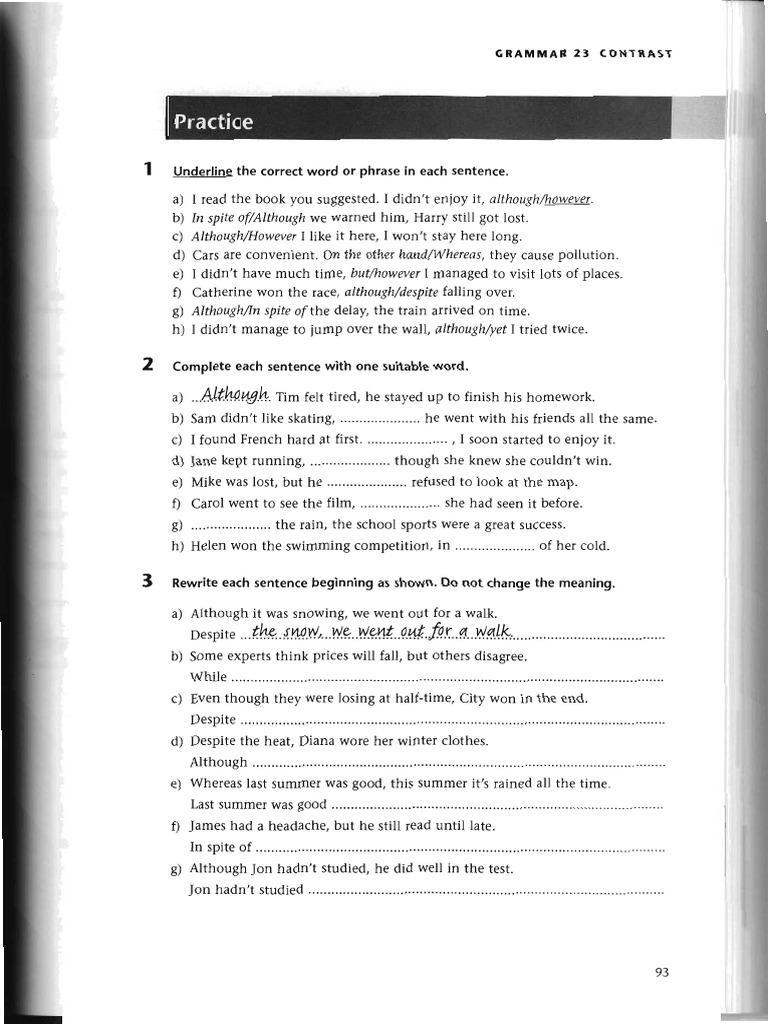 Intermediate Language Practice (1) - Strony-99,185-189 | PDF | Linguistics