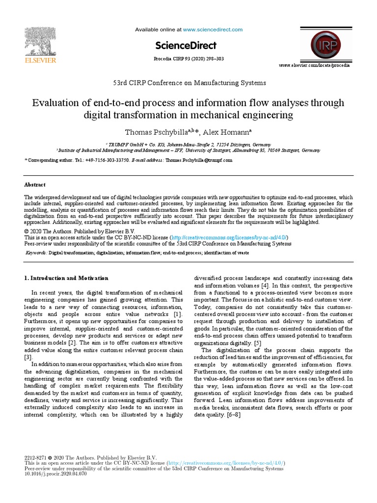 E2E Manufacturing Process | PDF | Information | System