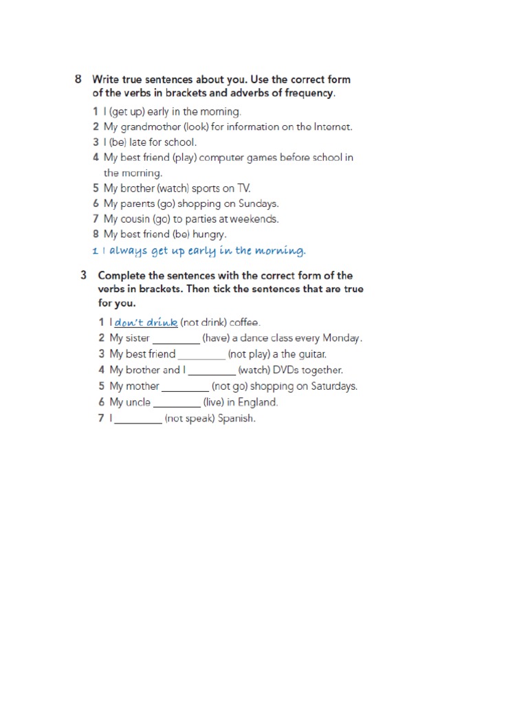 Present Simple Continuous | PDF