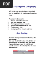 AZ 5214E Image Reversal Photoresist Guide | PDF | Dissolution ...