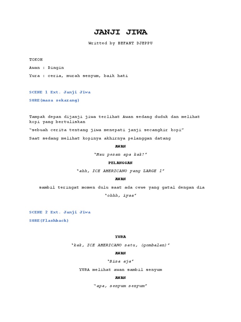 Script Cahyo Semester 4 Uas (Ujian Akhir Semester) | PDF