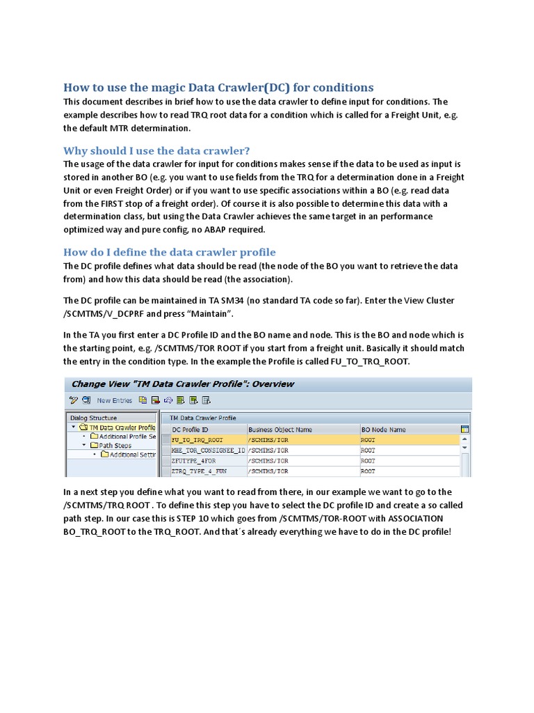 Using Magic Data Crawler for Conditions | PDF | Computer Engineering ...