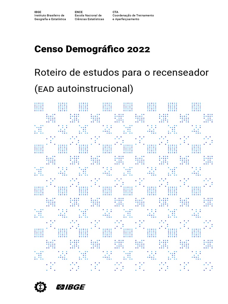 Roteiro Estudos Recenseador v2b | PDF | Censo | Brasil