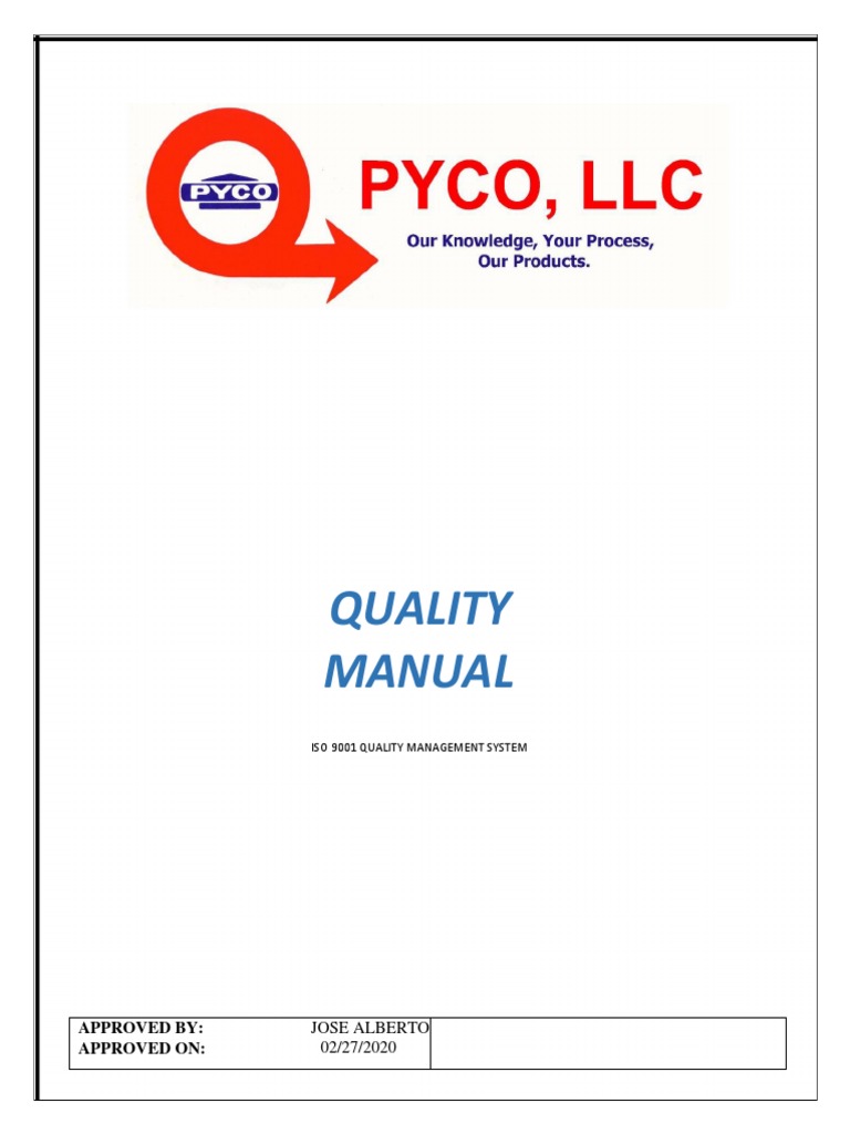 Quality Manual | PDF | Audit | Quality Management System