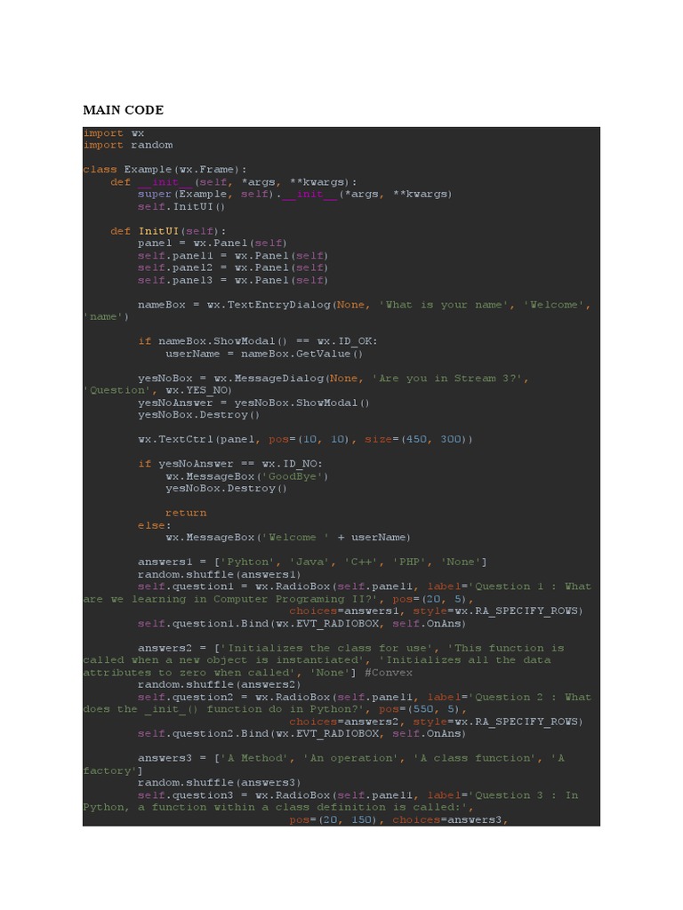 Programming Report Pdf Class Computer Programming Inheritance Object Oriented Programming