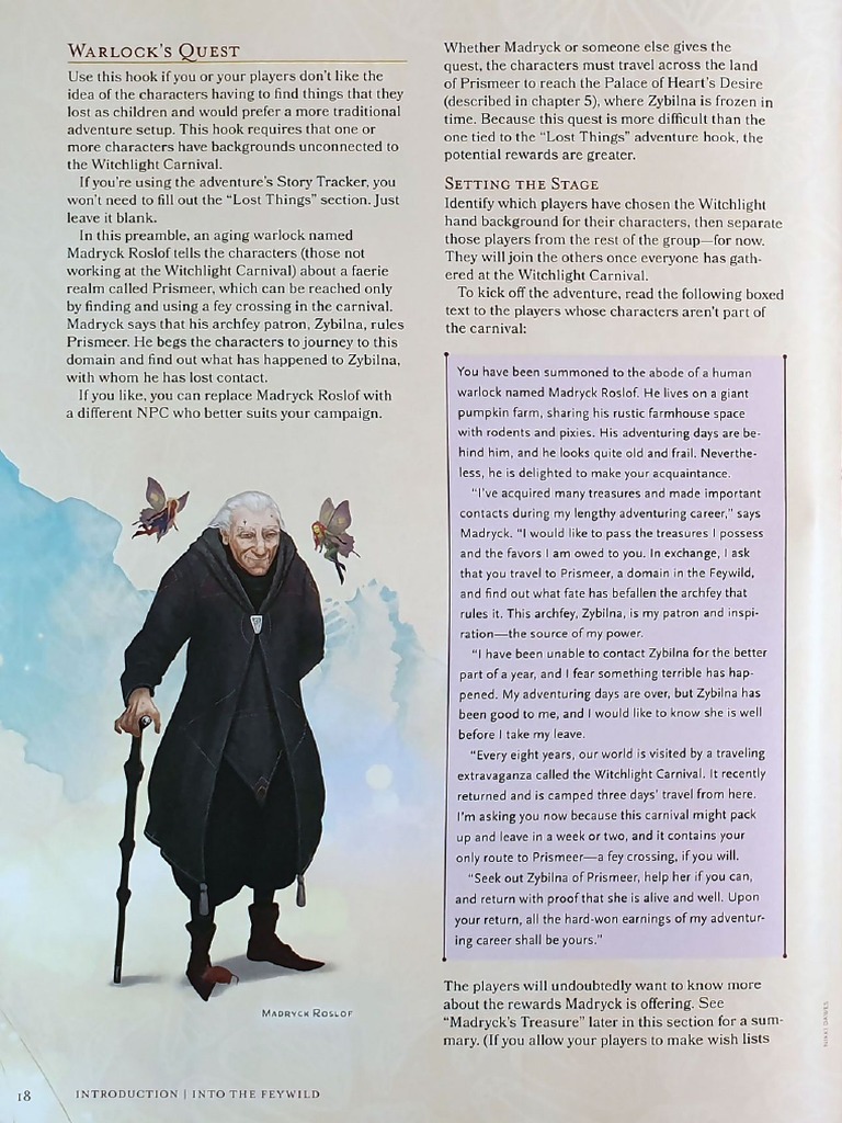 Wild Beyond Witchlight Page 19 | PDF Wild Beyond Witchlight Page 19 | PDF
