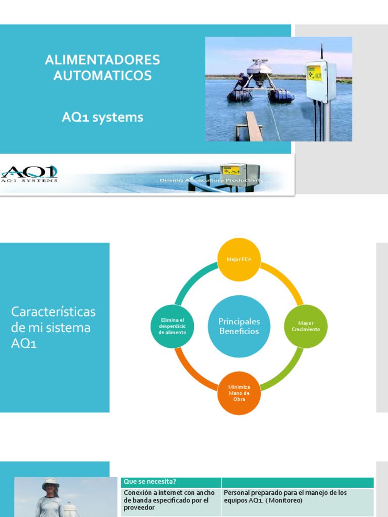 Alimentadores Automaticos AQ1 Systems | PDF | Ciencia y matemáticas ...