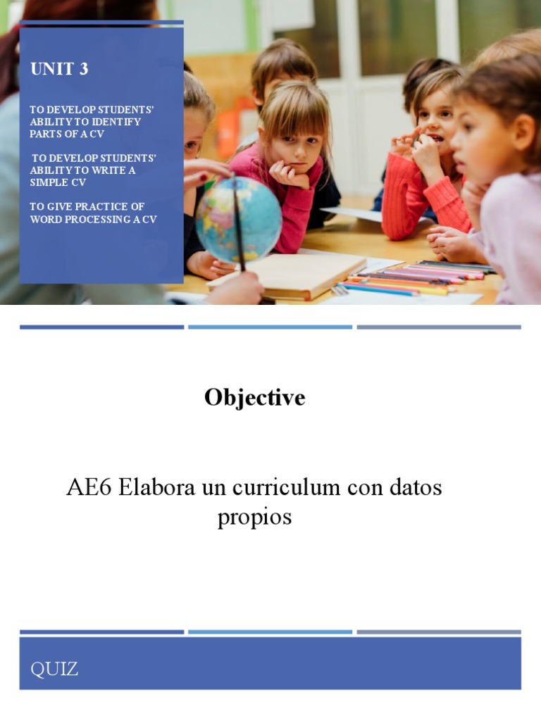 UNIT 3 - Curriculum | PDF | Career & Growth | Language Arts & Discipline
