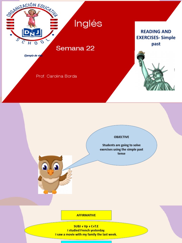 Simple Past Tense Exercises Guide | PDF | Linguistics | Grammar