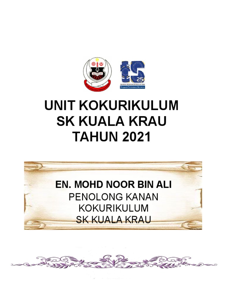 Pengurusan Kokurikulum 2021 Sk Kuala Krau Pdf