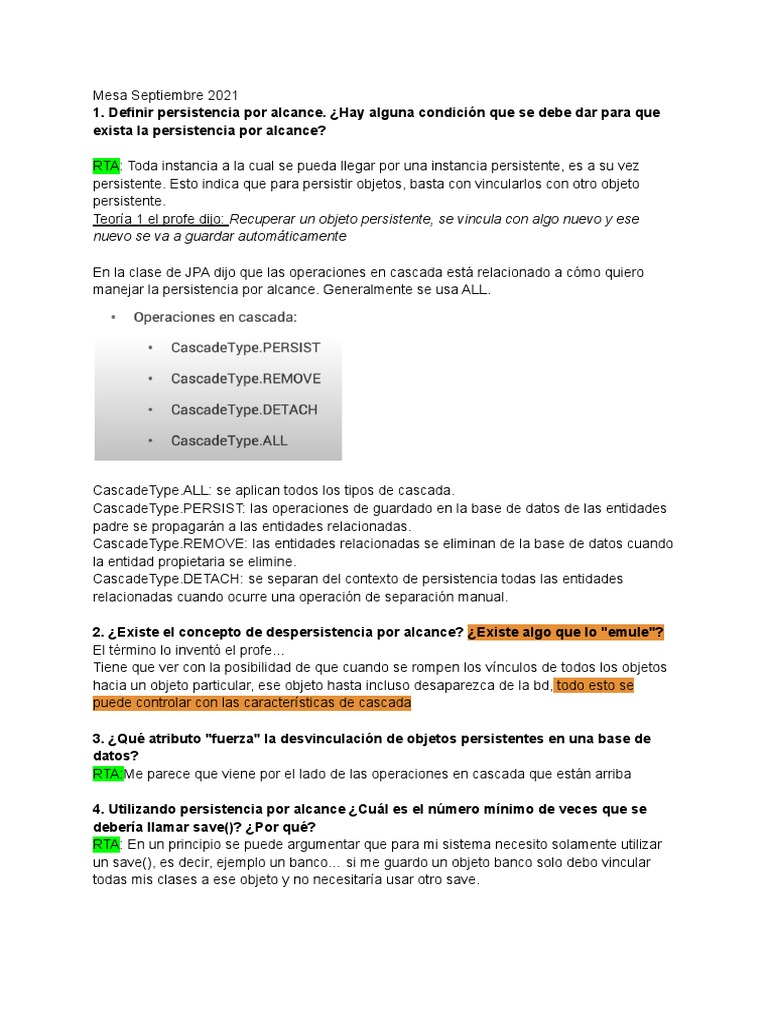 BBDD2 - Respuestas A Preguntas Finales | PDF | SQL | Objeto (informática)