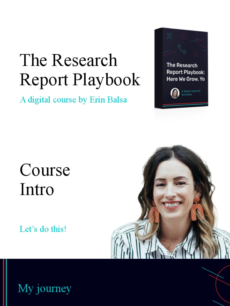 The Research Report Playbook | PDF | Microsoft Excel | Marketing
