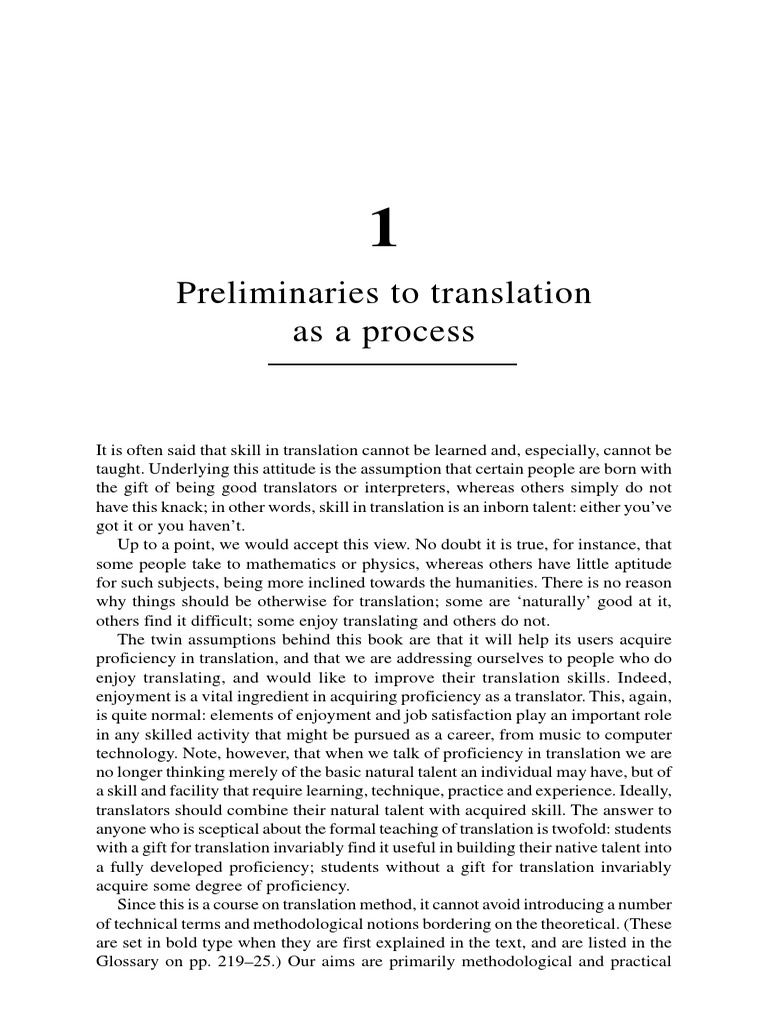 Understanding Translation as a Process: Examining the Key Steps ...