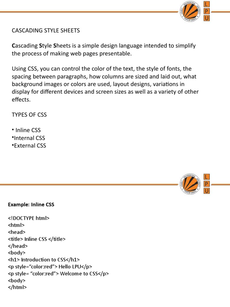 CSS1 | PDF | Typefaces | Web Development