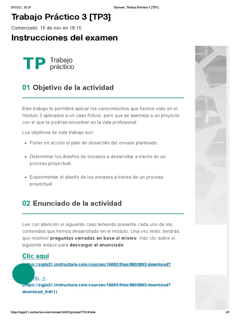 100% TP3 (TP3) | PDF | Prueba (evaluación) | Vino
