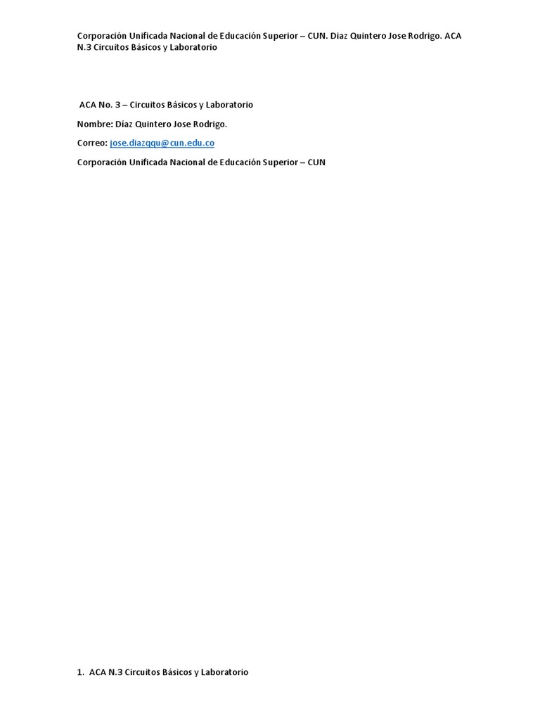 Circuitos Básicos y Laboratorio ACA 3 | PDF | Arduino | Microcontrolador