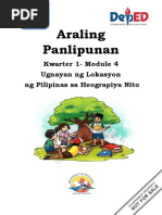 Araling Panlipunan 4 Quarter 1 Week 1 | PDF