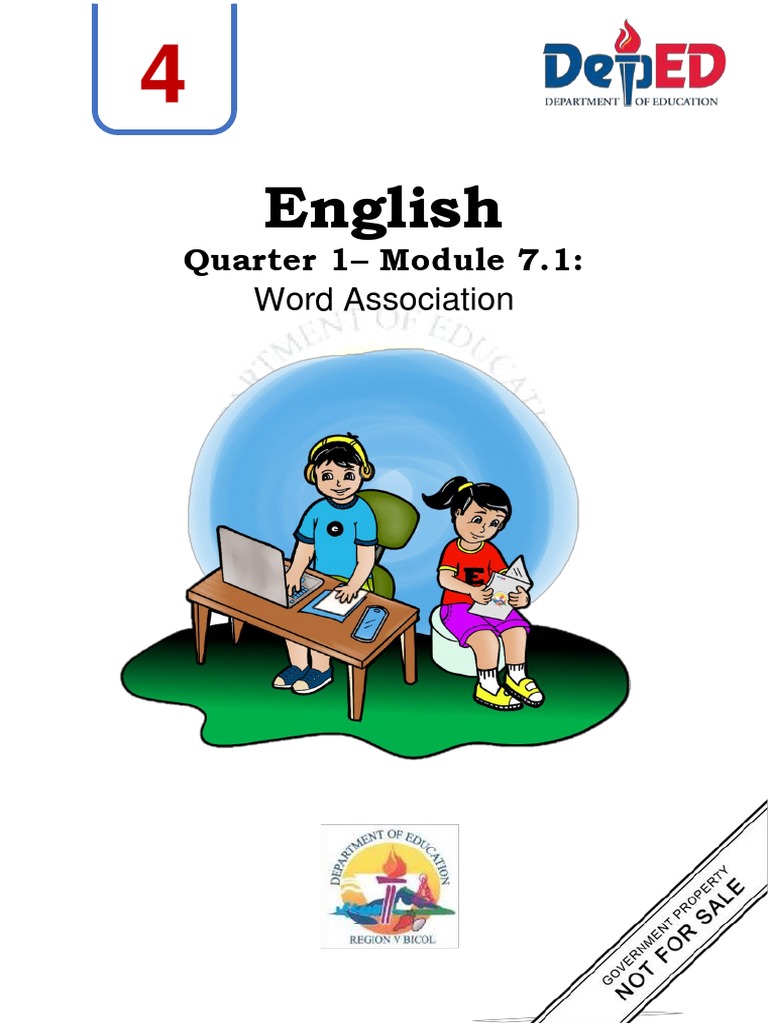 Eng 4 Q1 Module 7.1 | PDF | Learning | Vocabulary