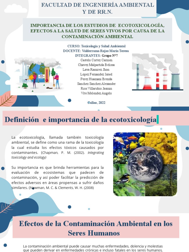 Práctica N°1 - Toxicologia y Salud Ambiental | Descargar gratis PDF ...