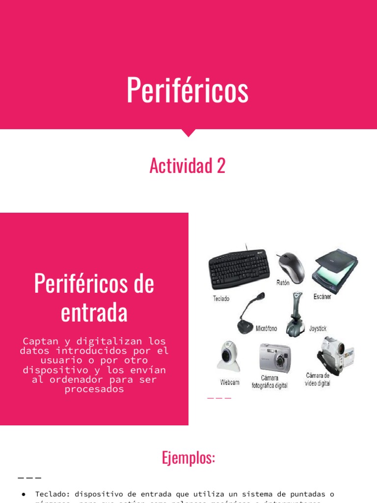 Periféricos - 2 | PDF | Periférico | Electrónica