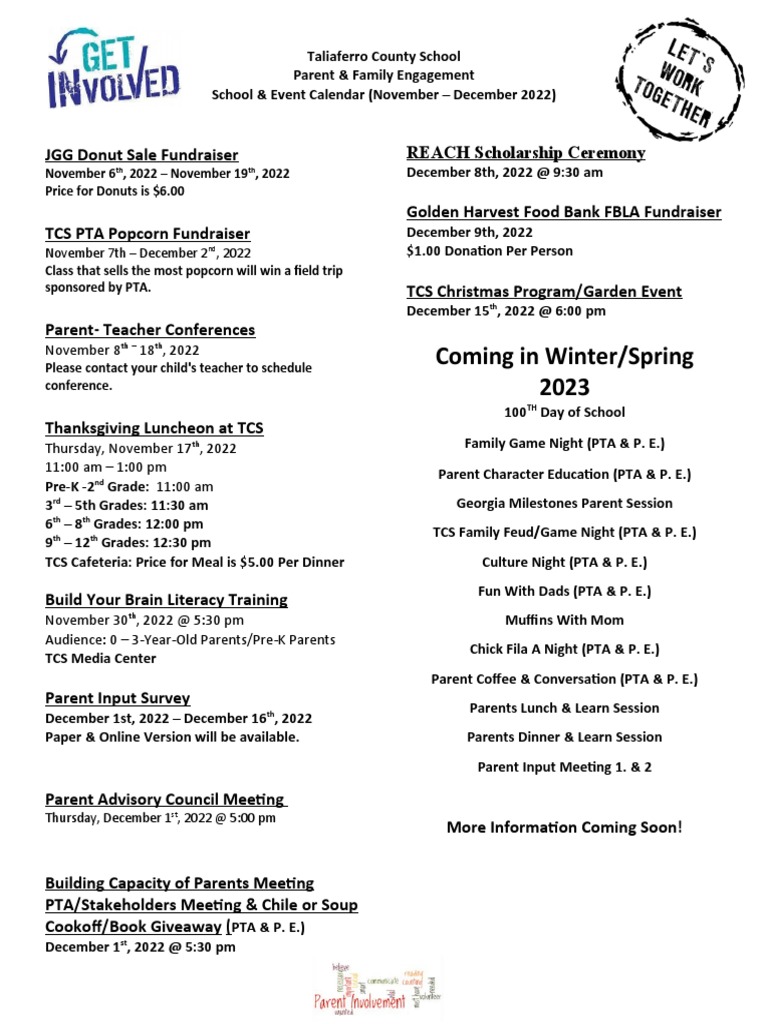 TCS Events Nov - Dec 2022 | PDF | Lunch | Food And Drink