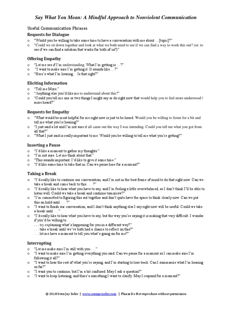 Useful+Communication+Phrases | PDF