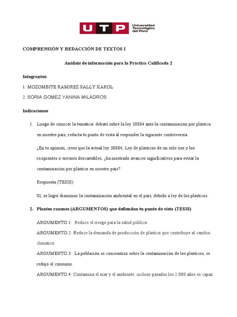 Cyrt 1 - Semana 13 | PDF | El plastico | Residuos