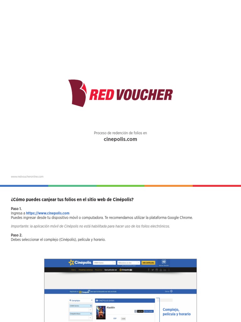 Cómo Redimir Tus Folios en La WEB de Cinepolis | PDF | Red mundial ...